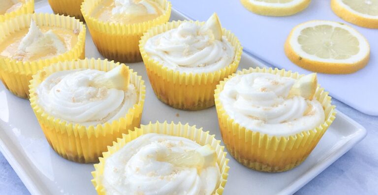 Lemon Cheesecake Ice Cream Cupcakes - Cook With Brenda Gantt