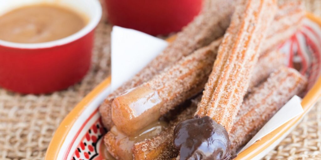 Churros with Cajeta and Chocolate Sauce - Cook With Brenda Gantt