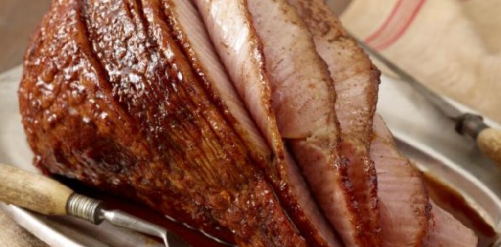Country Ham with Maple, Tea, and Cardamom Glaze and Sauce - Cook With ...