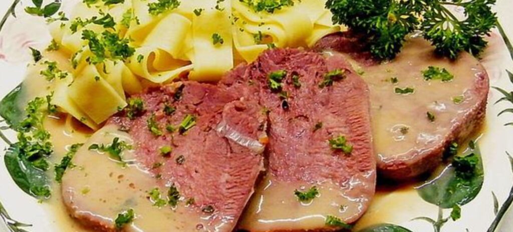 pickled tongue with mustard sauce - Cook With Brenda Gantt