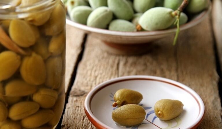 Turkish Pickled Green Almonds (ÇAĞLA TURŞUSU) - Cook With Brenda Gantt