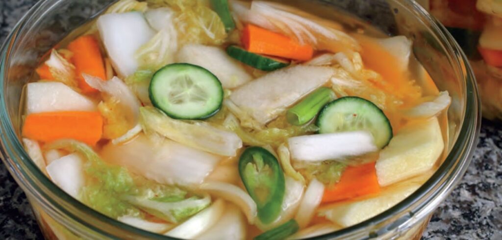 Vegetable-and-Fruit-Water Kimchi (Nabak-kimchi) - Cook With Brenda Gantt