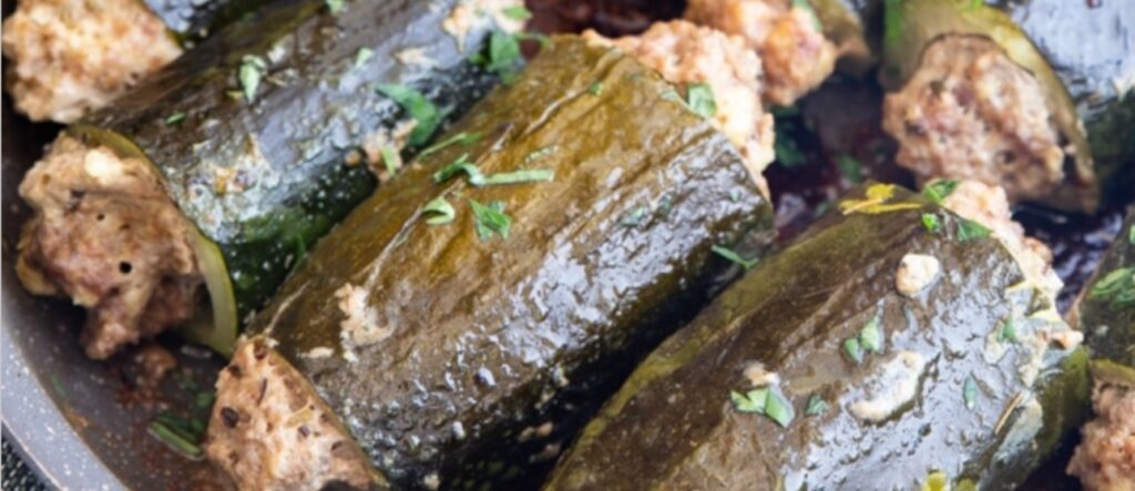 Delicious Stuffed Zucchini (Kusa Mahshi) - Cook With Brenda Gantt