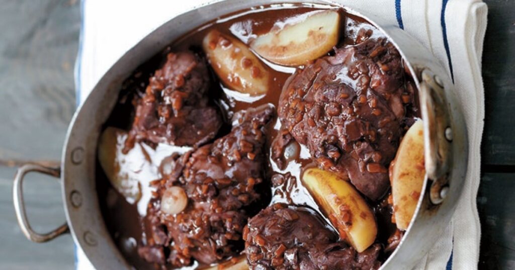 Rabbit Stewed in Wine - Cook With Brenda Gantt