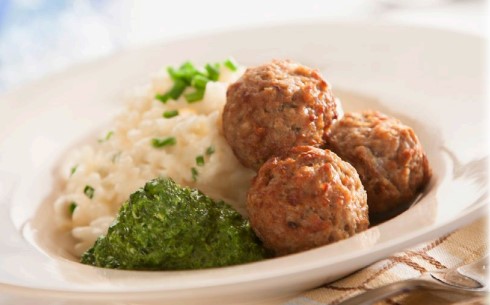 Risotto with Italian Style Meatballs - Cook With Brenda Gantt