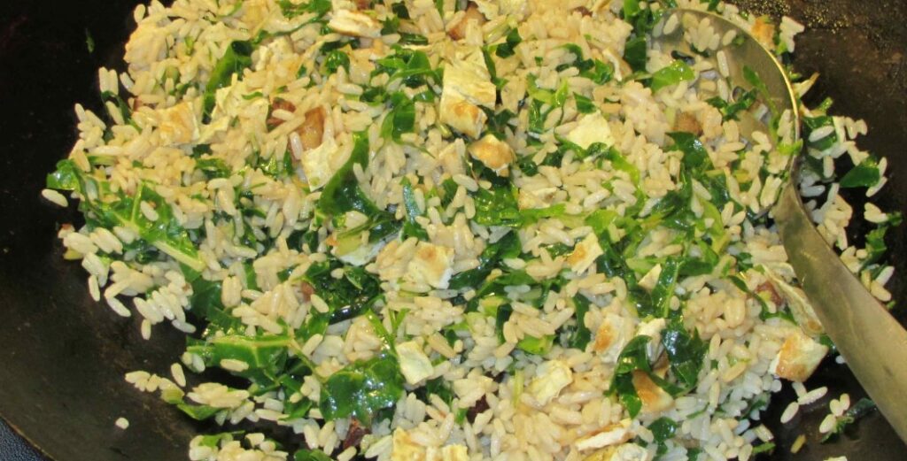 Braised Chard with Olive Oil and Rice - Cook With Brenda Gantt