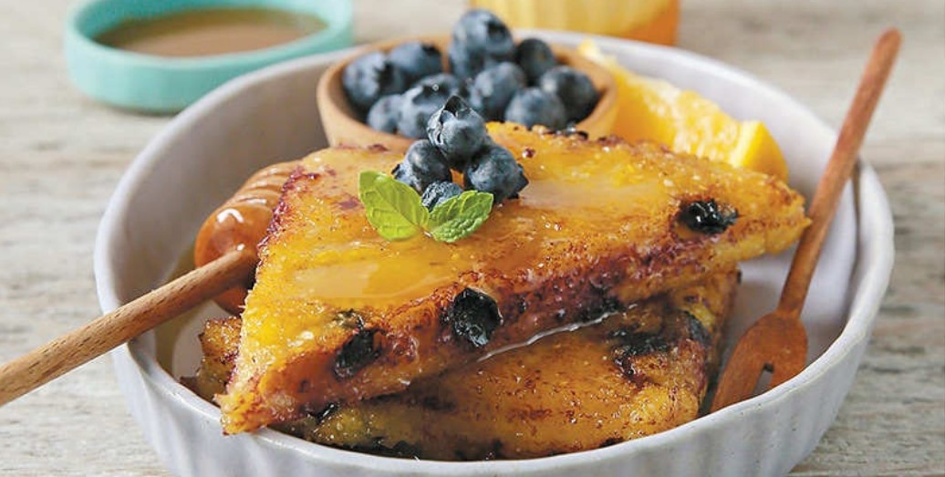 Blueberry Polenta Triangles - Cook With Brenda Gantt