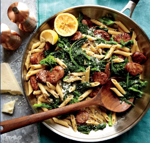 Penne with Sausage and Broccoli Rabe - Cook With Brenda Gantt
