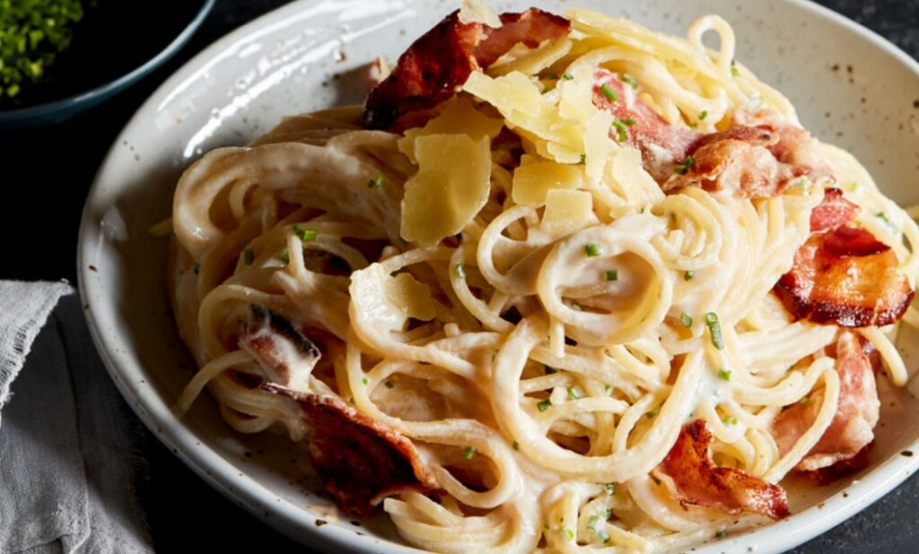 Spaghetti with Crispy Pancetta and Four Cheese Ricotta - Cook With ...